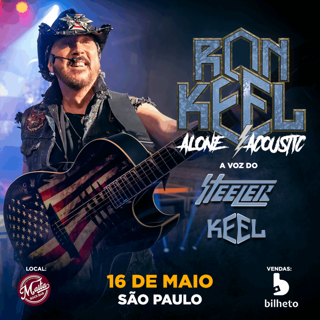 Ron Keel: líder do KEEL pela primeira vez no Brasil || ASE Music ...
